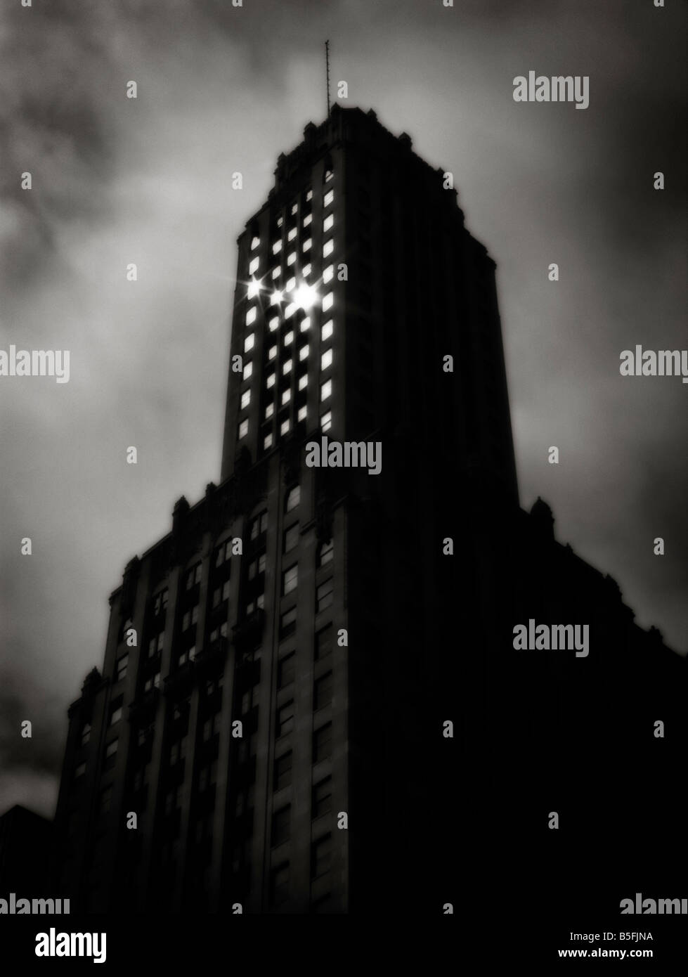 Willoughby Tower. The Loop. Chicago. Illinois. USA Stock Photo - Alamy