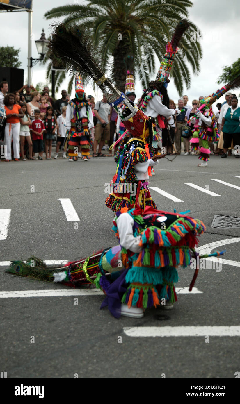 Members of the Places New Generation Gombays performing during ...