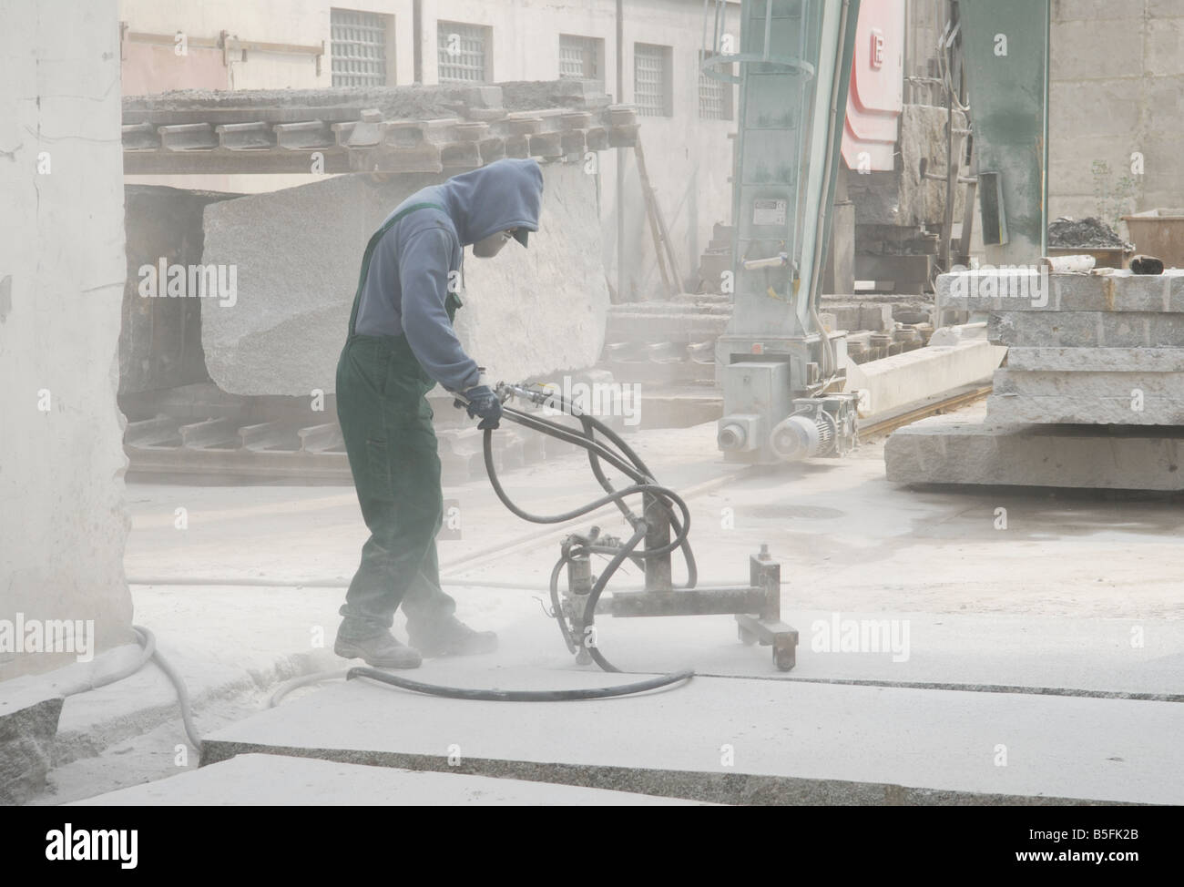 Work In Stone Concreting Flooring Laying Pouring Wet Works Cement