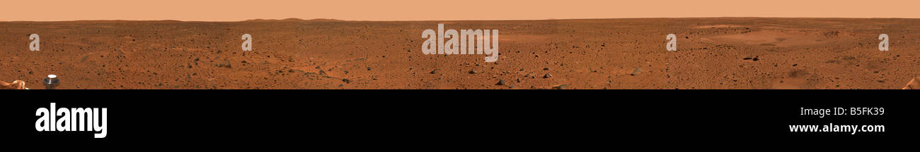 360-degree panoramic view of Mars Stock Photo - Alamy