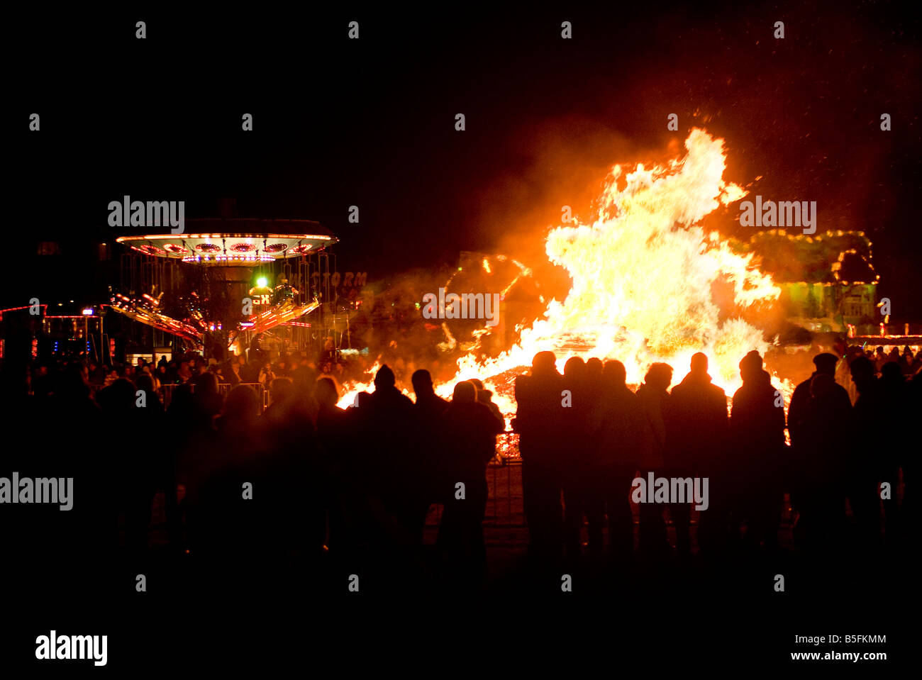 Bonfire night Southport Stock Photo - Alamy