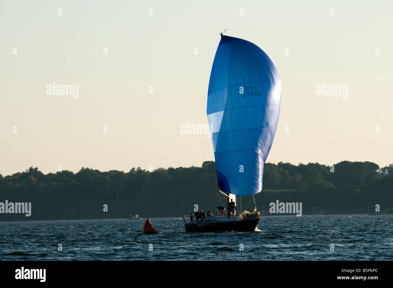 Sailboats spinnaker hi-res stock photography and images - Alamy