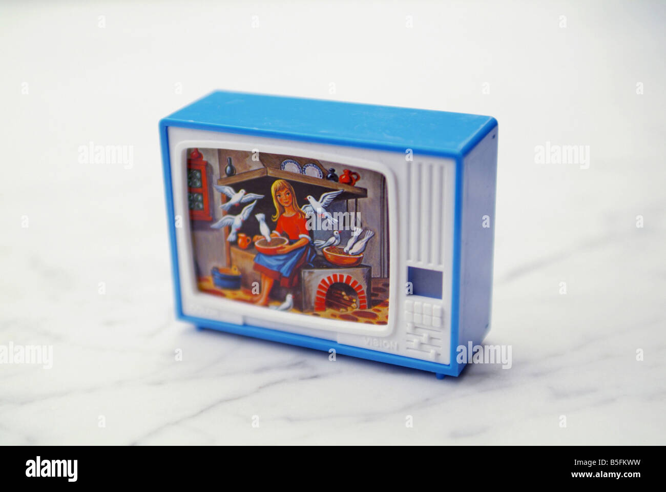A toy TV set Stock Photo - Alamy