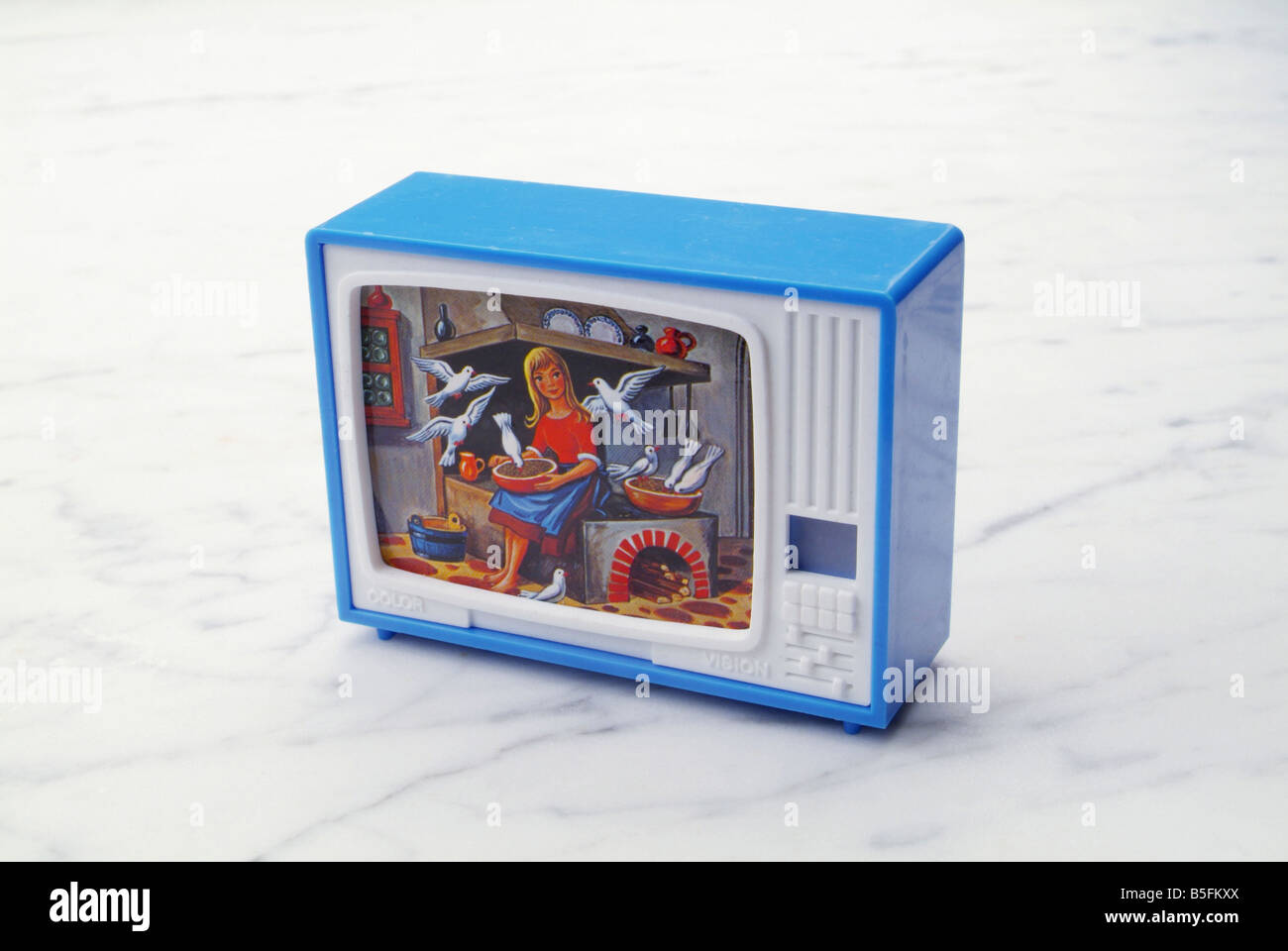 A toy TV set Stock Photo - Alamy