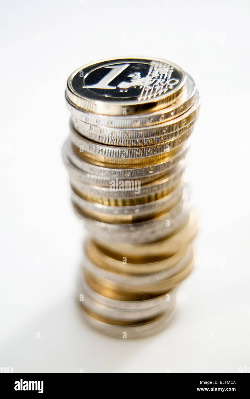 Pile of euro-coins Stock Photo - Alamy
