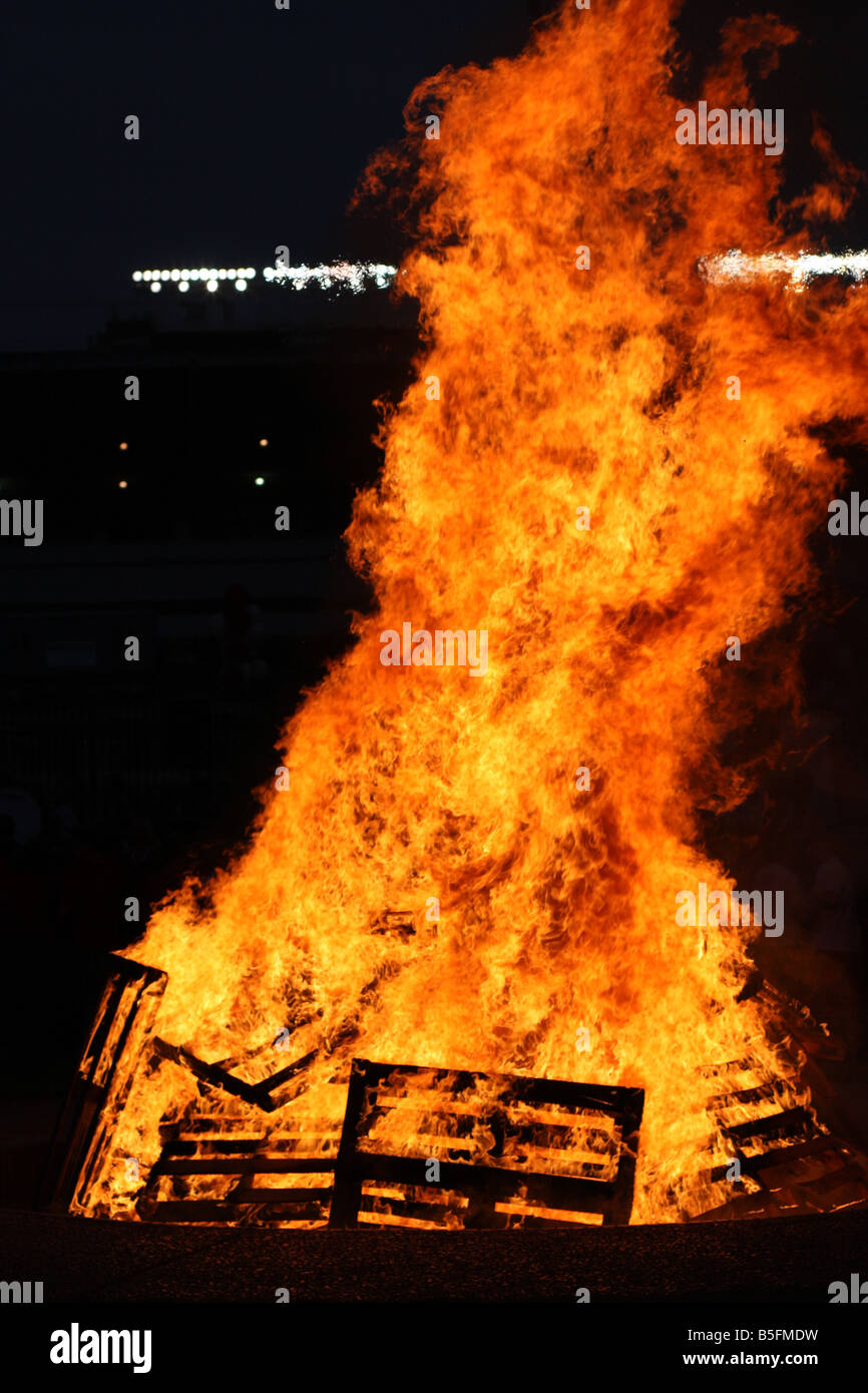 Football Bonfire