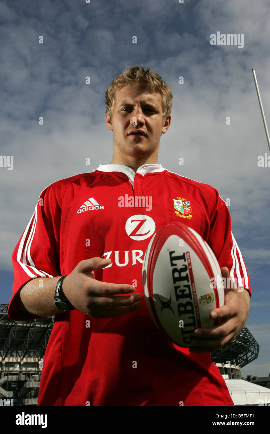 Scotland International and British Lions Rugby player Simon Taylor at ...