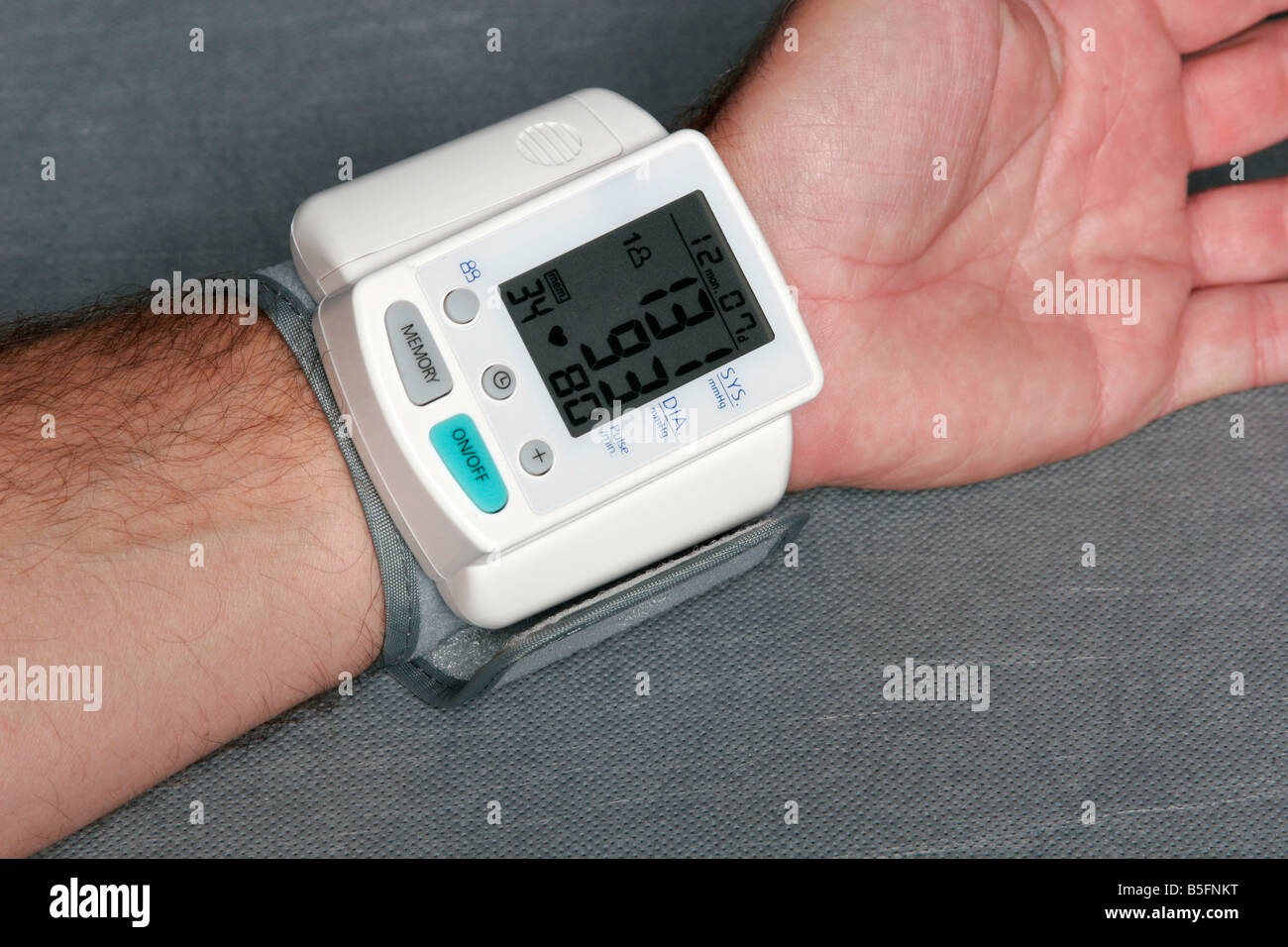 blood pressure tester Stock Photo - Alamy