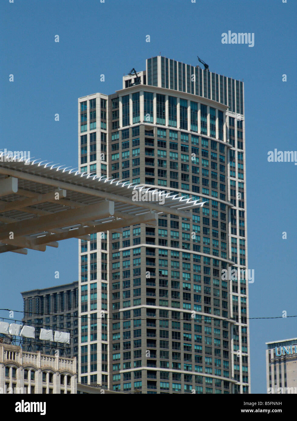 Heritage at Millenium Park Building. The Loop. Chicago. Illinois. USA ...