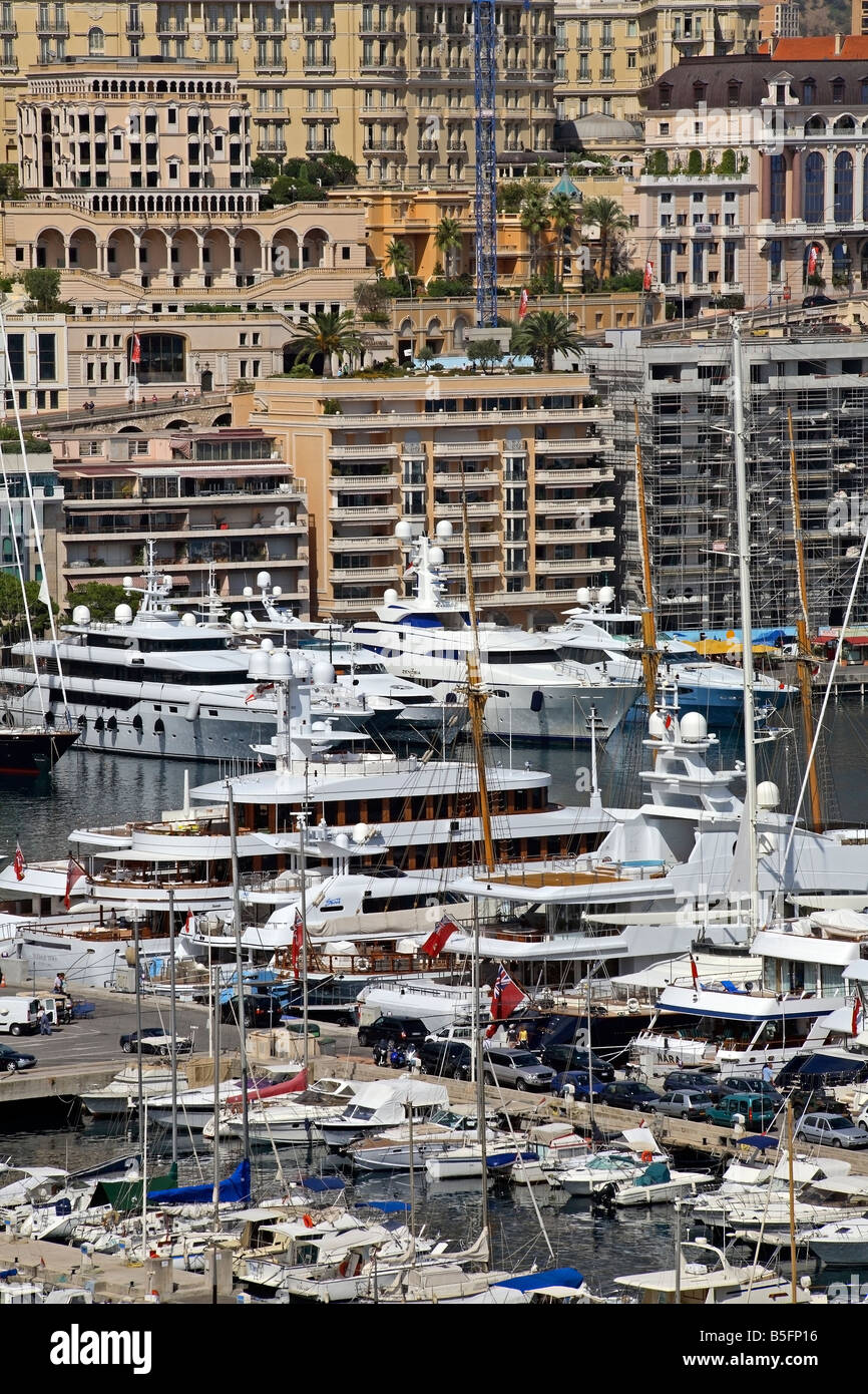 The harbour of Monaco Stock Photo - Alamy