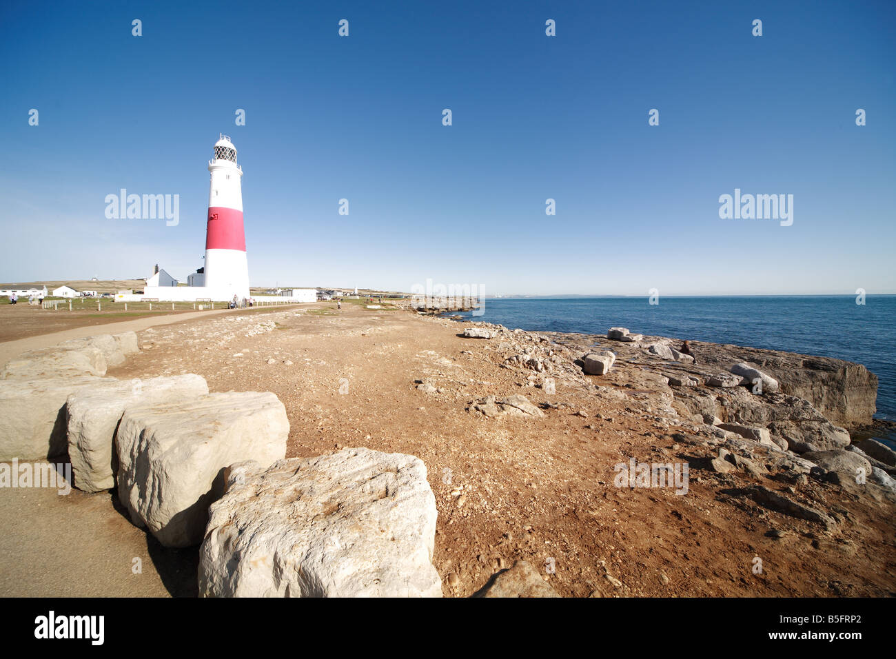 Portland Bill lighthouse Dorset heritage coast Stock Photo - Alamy
