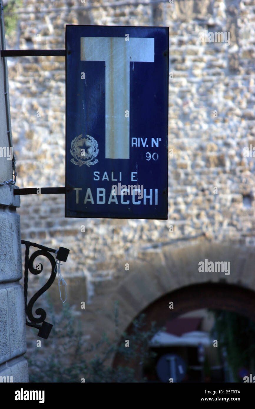 Bar sign, Florence, Italy Stock Photo - Alamy