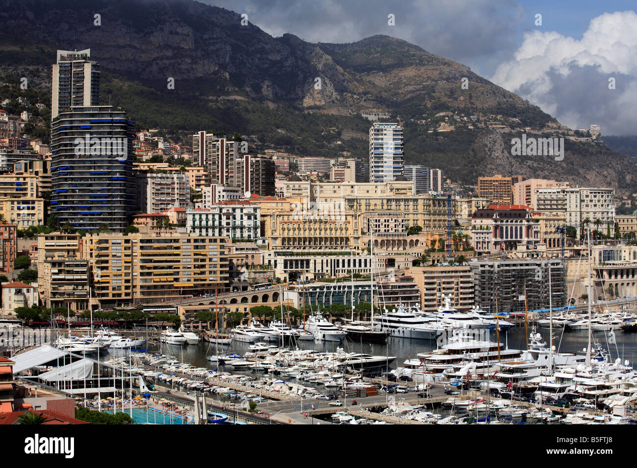 The harbour of Monaco Stock Photo - Alamy
