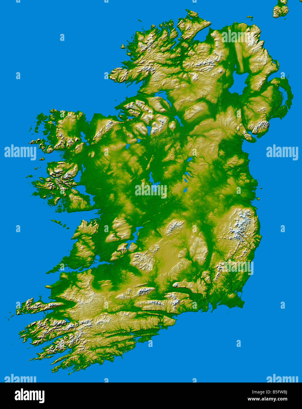 Ireland map hi-res stock photography and images - Alamy