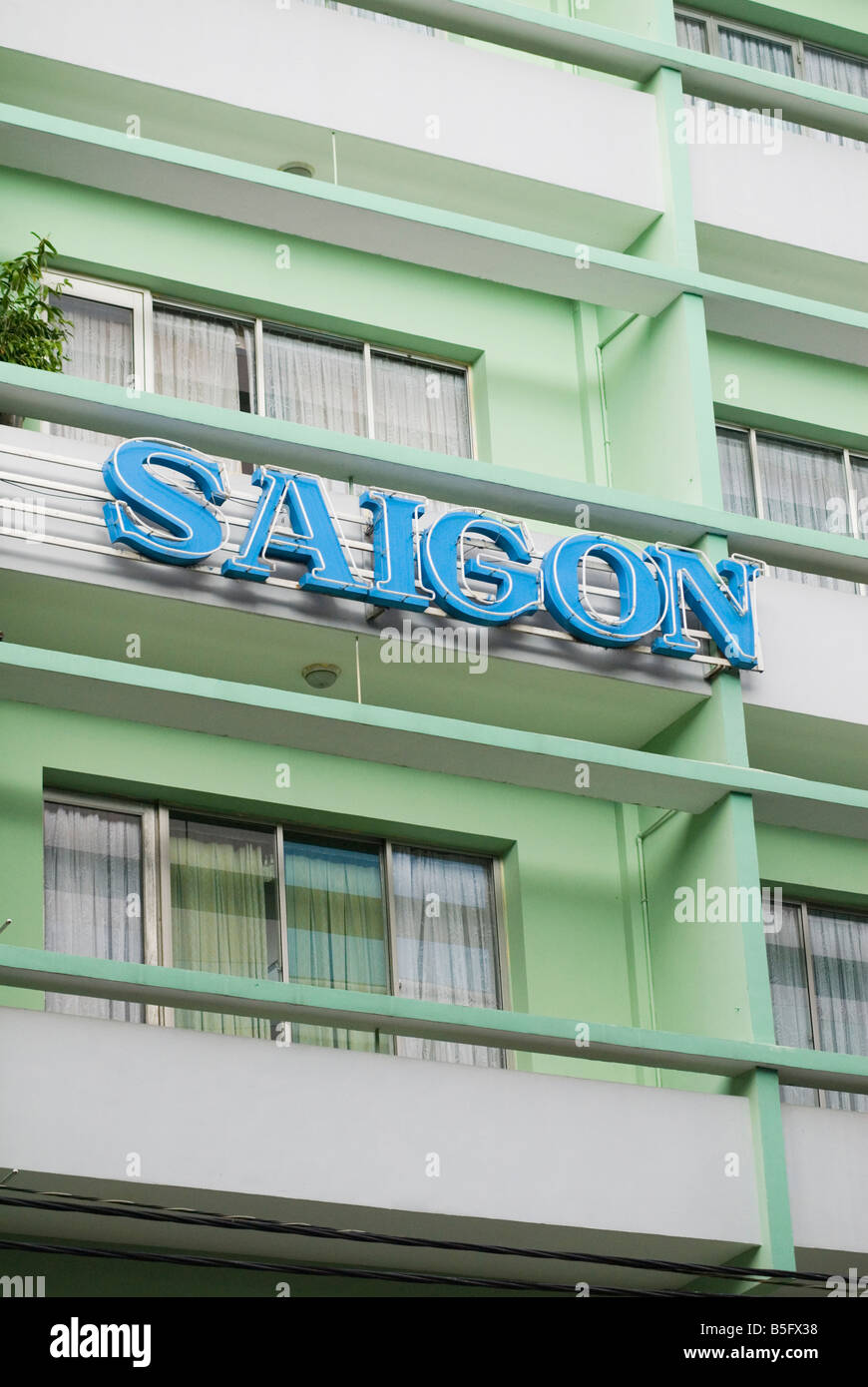 Saigon sign, Ho Chi Minh City, Vietnam Stock Photo - Alamy