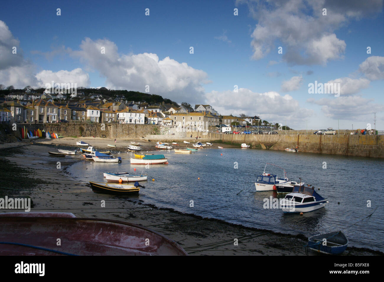 Mousehole Harbour Cornwall England Stock Photo - Alamy