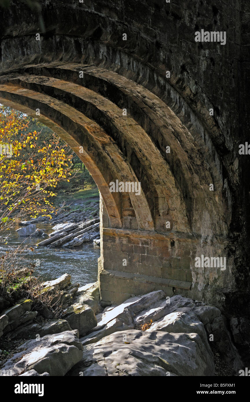 Devil's Bridge, River Lune, Kirkby Lonsdale, Cumbria, England, United ...