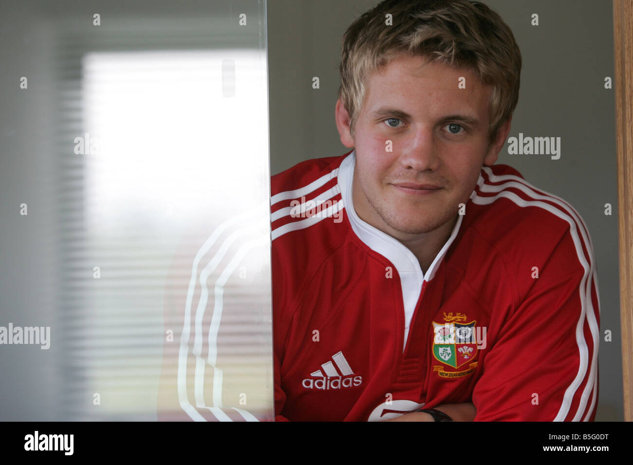 Scotland International and British Lions Rugby player Simon Taylor at ...