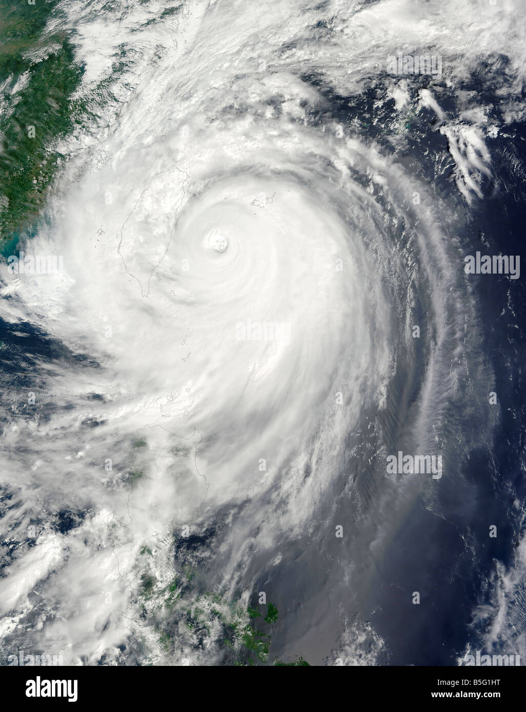 September 28, 2008 - Typhoon Jangmi at 10:20 a.m., local time, a few ...