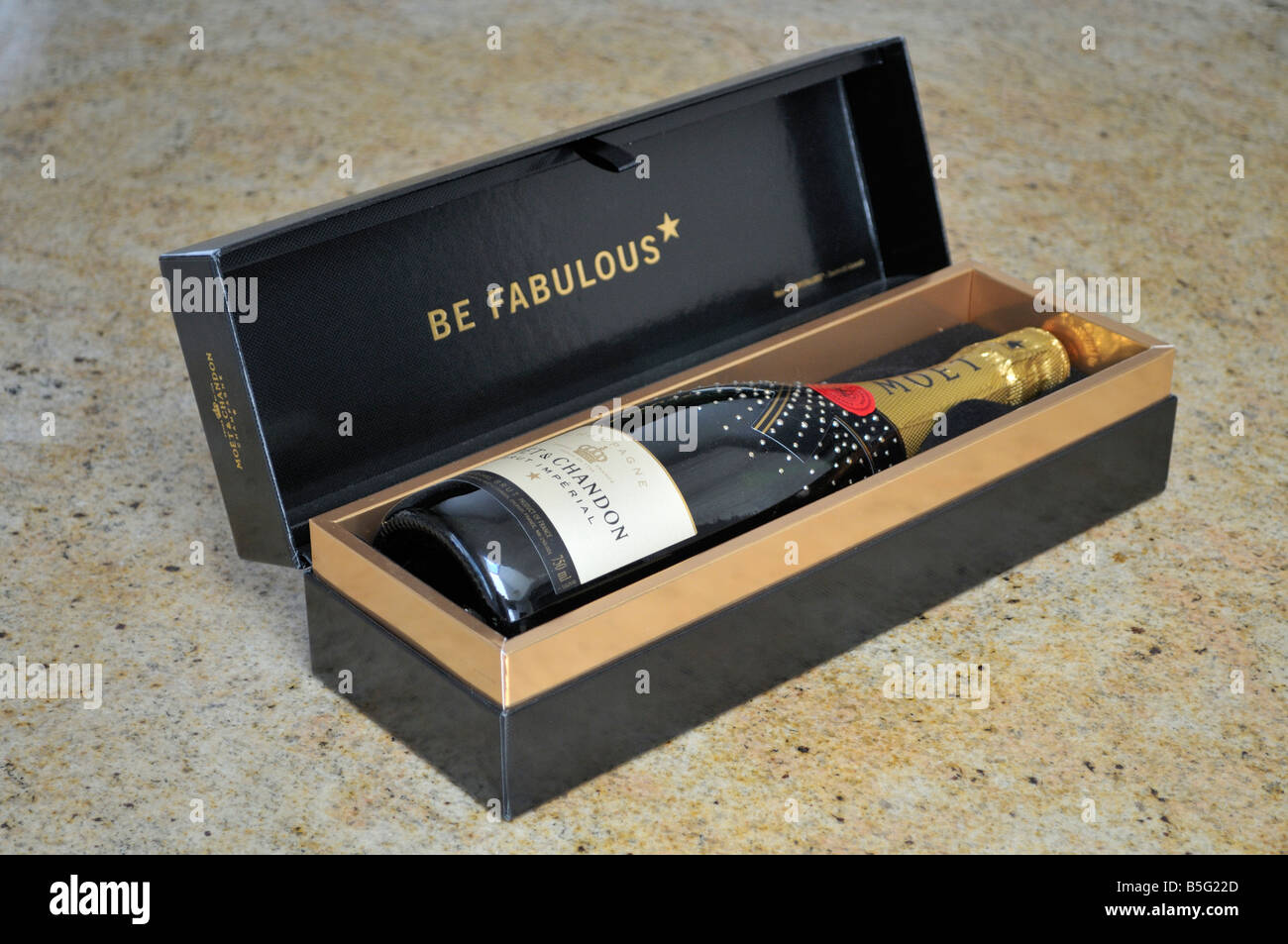 Box of Champagne Stock Photo - Alamy