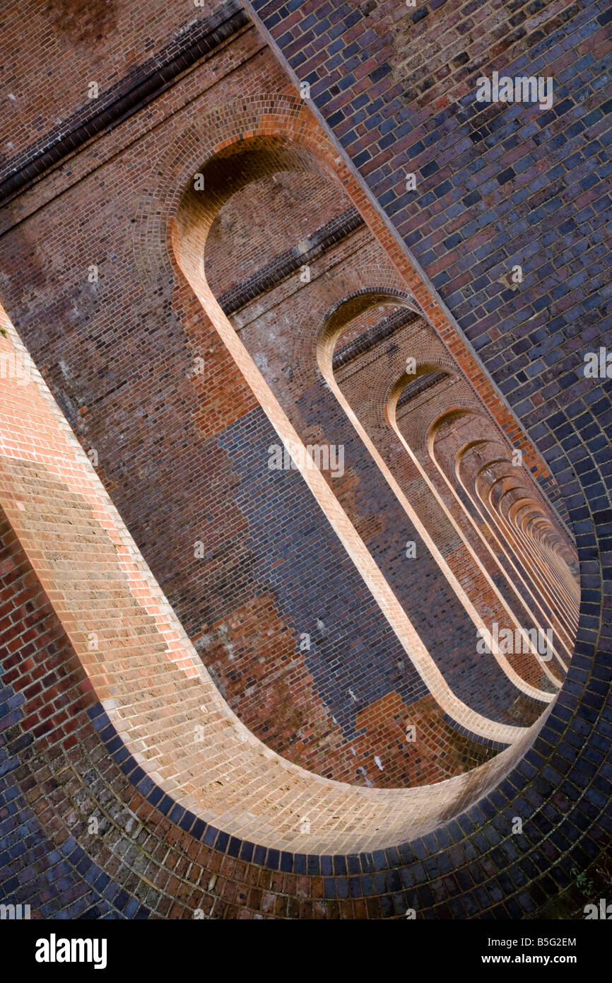 Balcombe Viaduct supports - a rail bridge in Sussex England Stock Photo ...