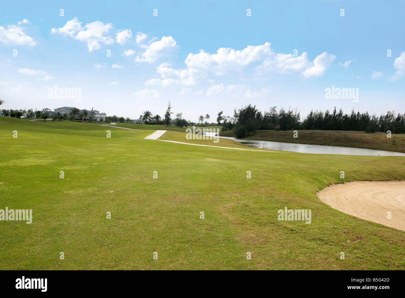 Golf links road hi-res stock photography and images - Alamy