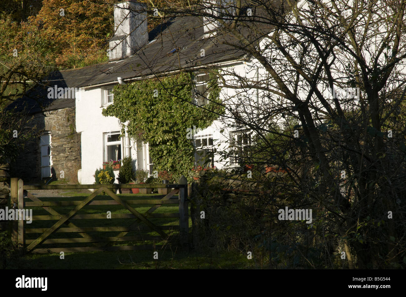 Peaceful Cottage Retreat Stock Photo - Alamy