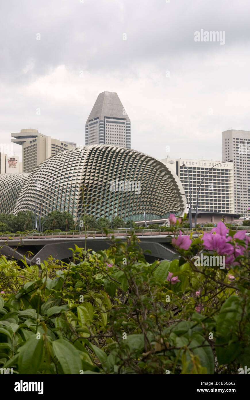 The Esplanade Theatres complex, Singapore Stock Photo - Alamy