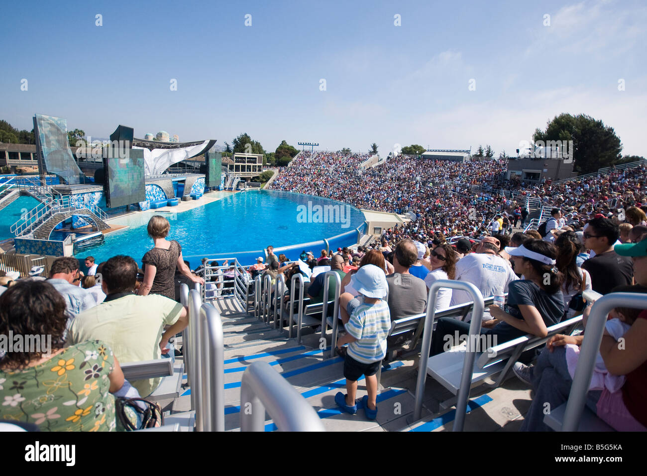 A view of Shamu Stadium at SeaWorld Stock Photo - Alamy