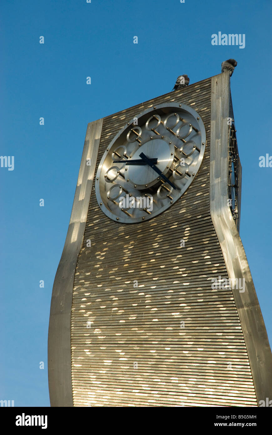 Clock at Stratford Station Stock Photo - Alamy