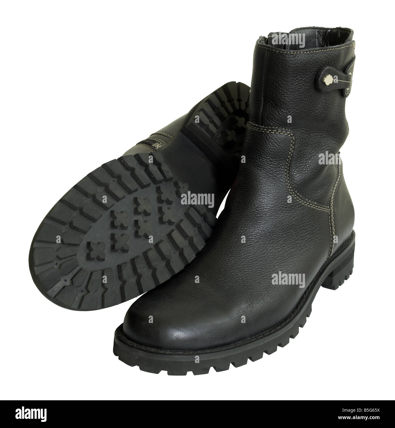 Black ankle boots hi-res stock photography and images - Alamy