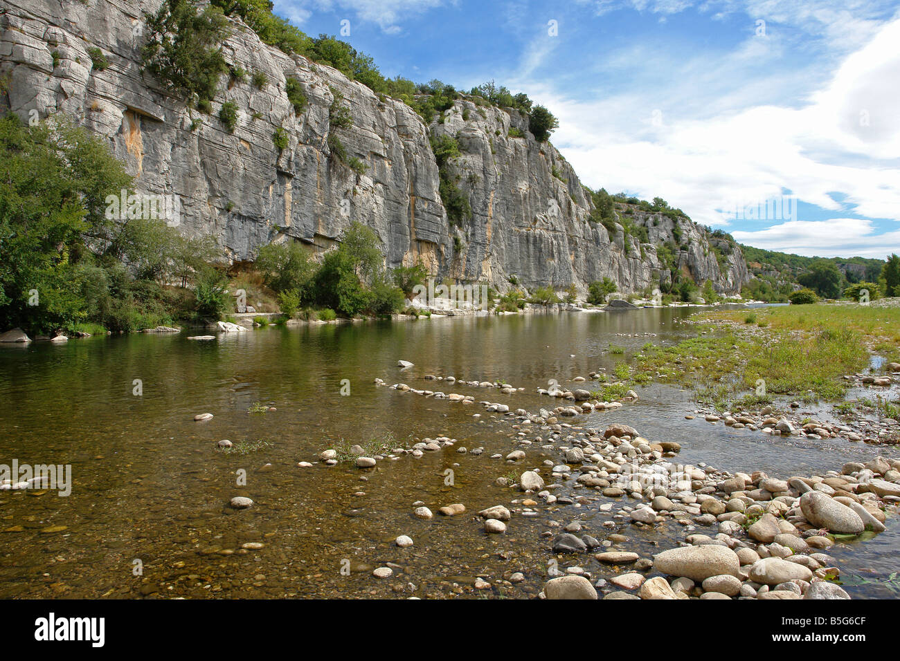 In the Chassezac Ardeche Valley, Southern France, Europe Stock Photo ...
