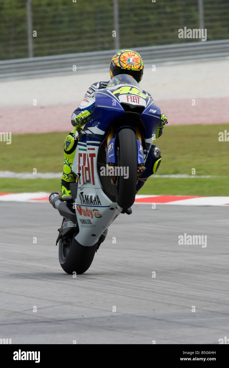 Valentino rossi wheelie hi-res stock photography and images - Alamy