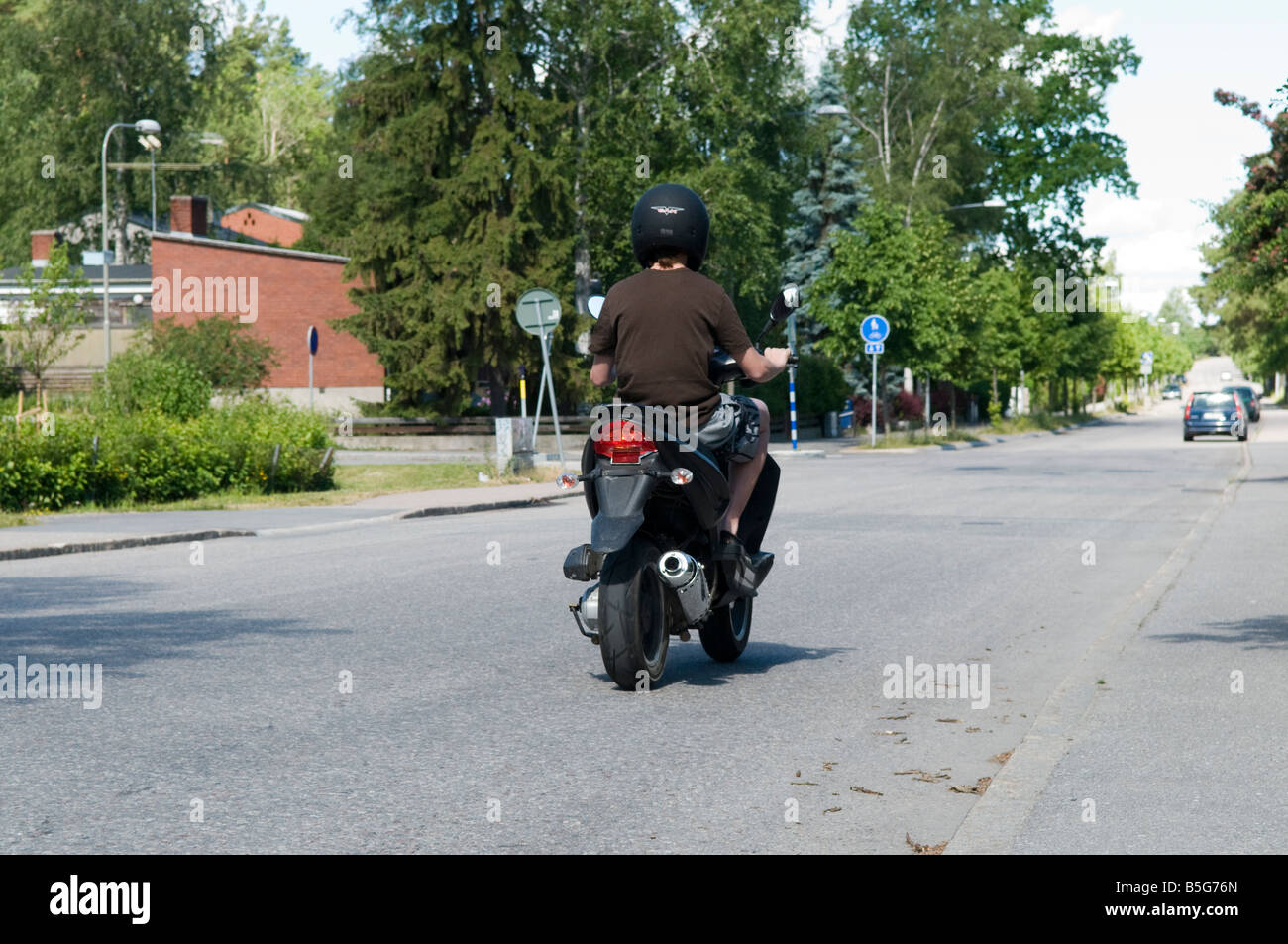 Driving Moped High Resolution Stock Photography and Images - Alamy