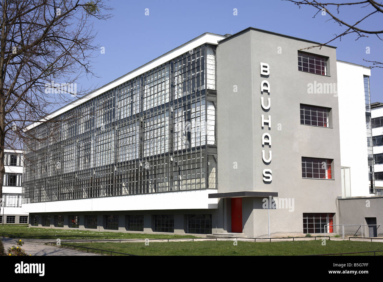 Bauhaus building, Dessau, Germany Stock Photo - Alamy