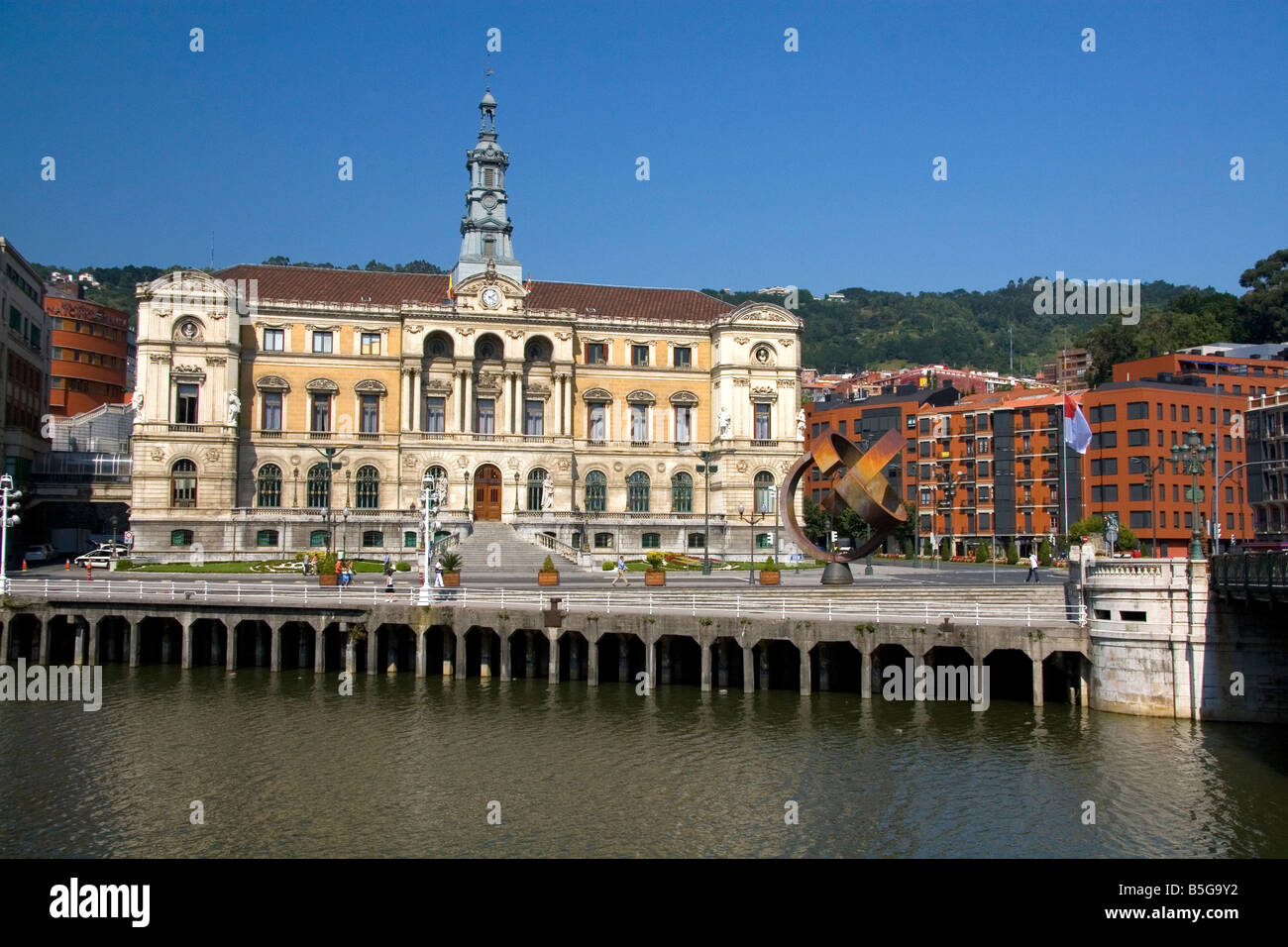 The City Hall of Bilbao Biscay Basque Country northern Spain Stock ...