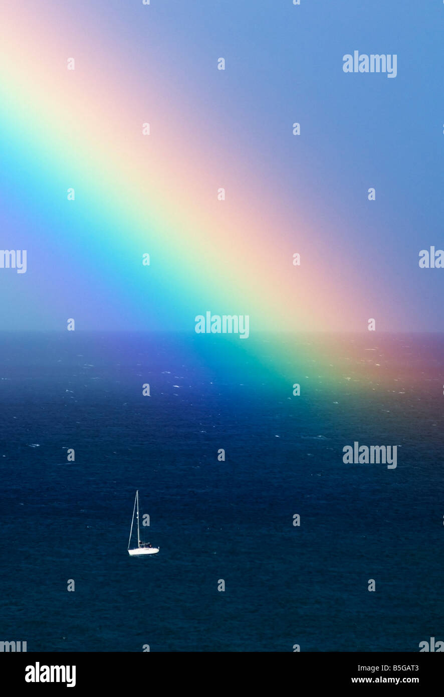 vertical image of a rainbow Stock Photo - Alamy