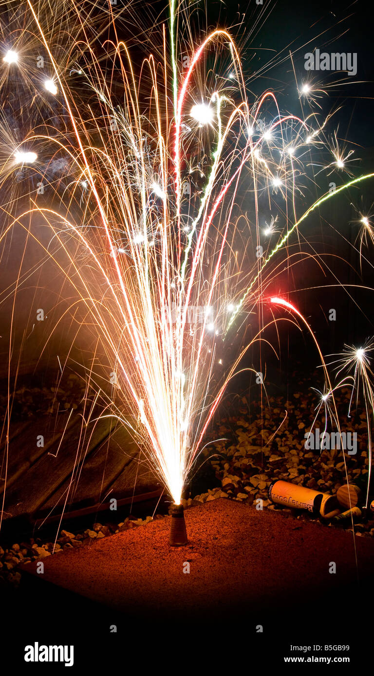 Home firework display hi-res stock photography and images - Alamy