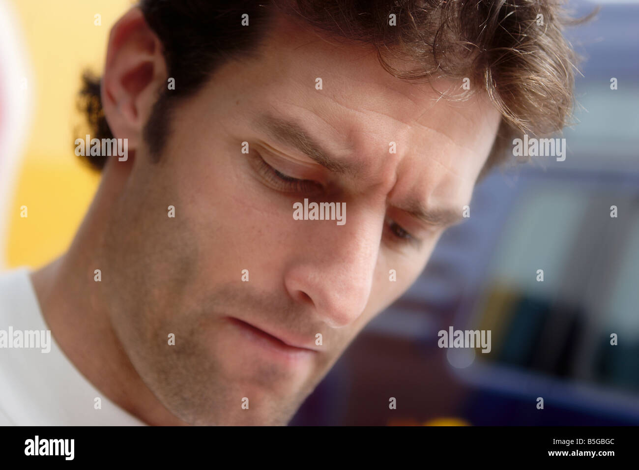 Mark Webber, F1 driver, Red Bull Stock Photo - Alamy