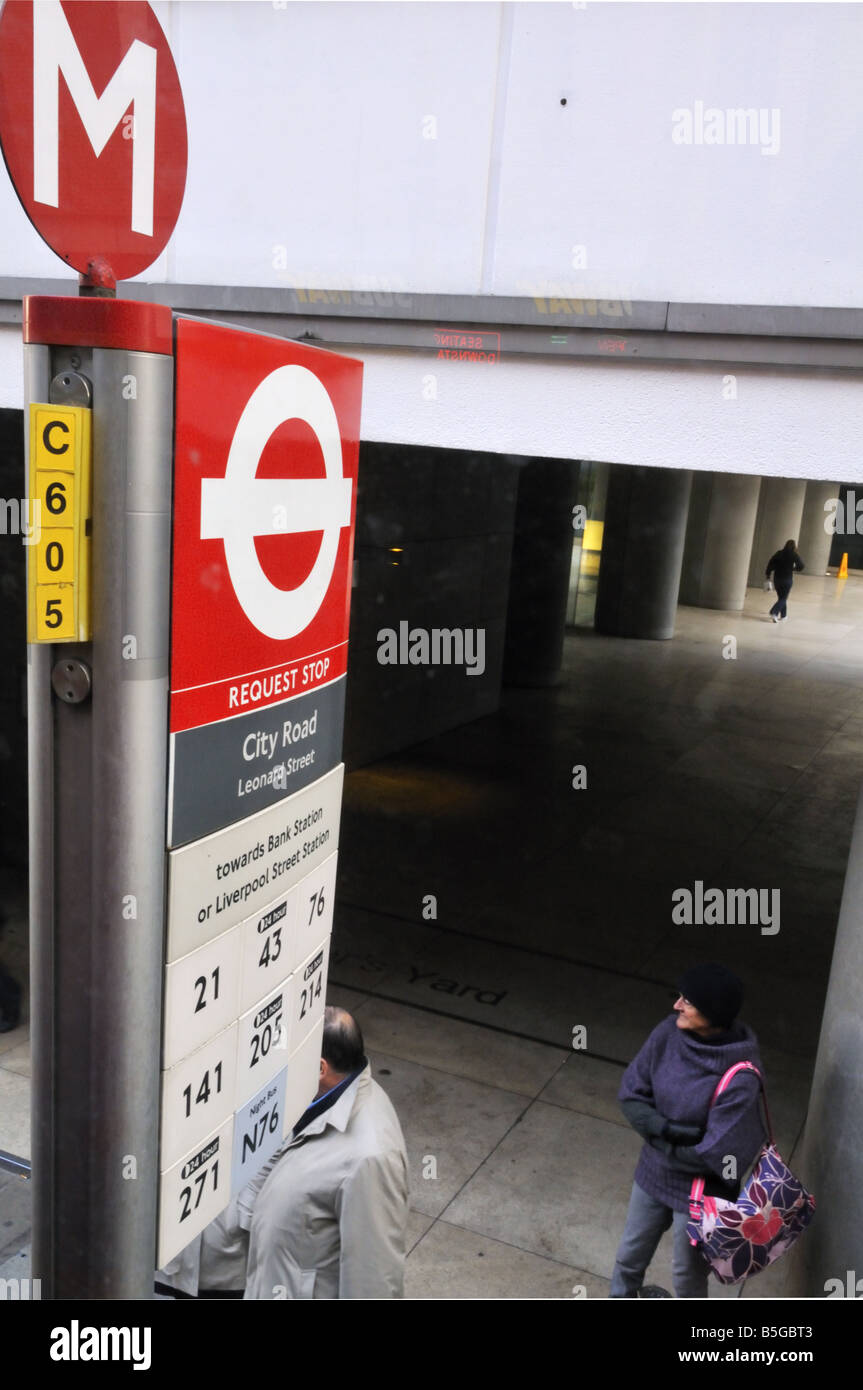 London bus stop signs hi-res stock photography and images - Alamy