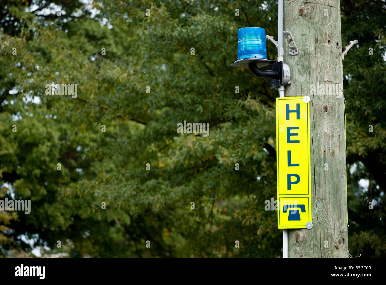 Telephone pole sign hi-res stock photography and images - Alamy