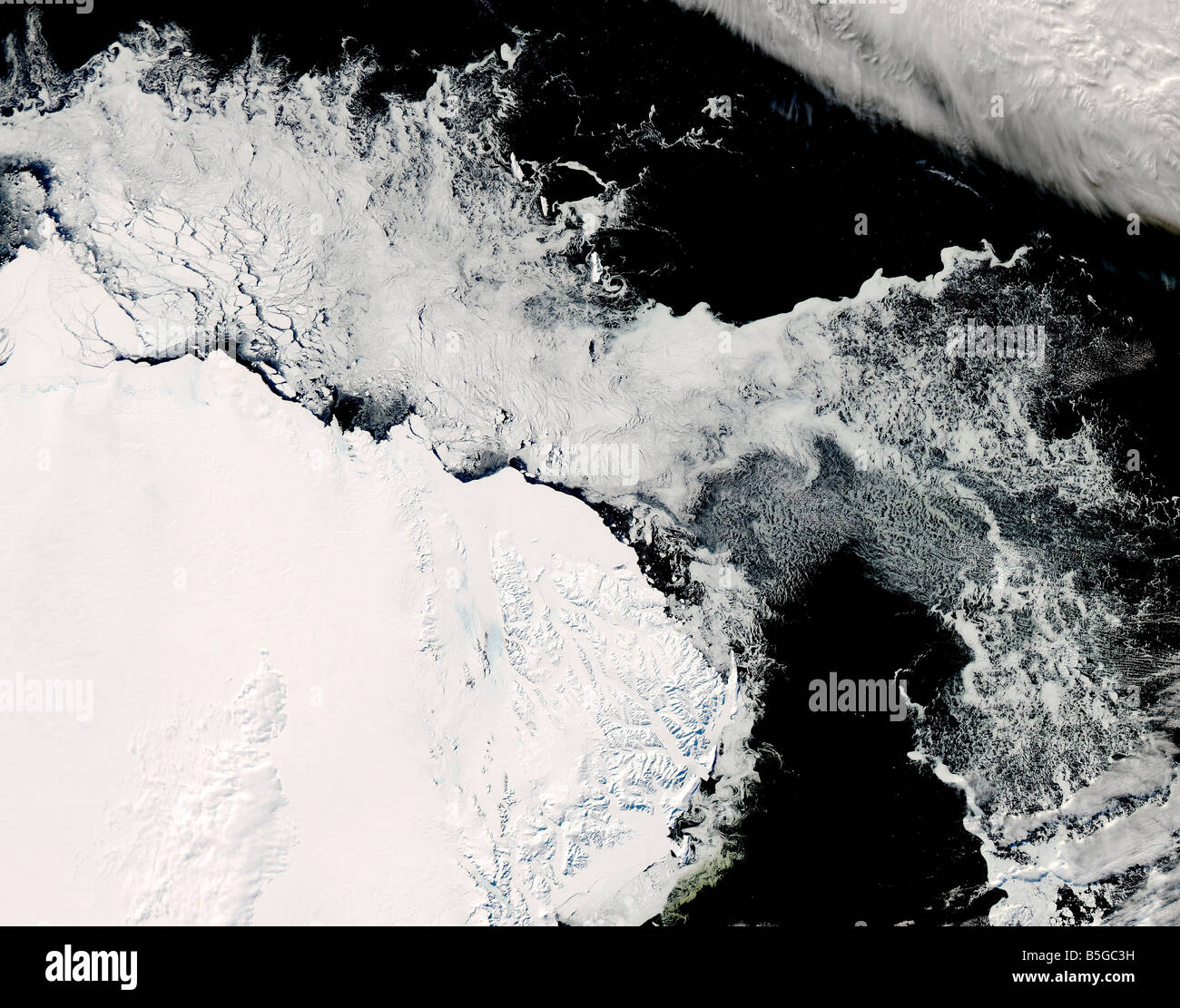 Sea ice in the Southern Ocean Stock Photo - Alamy