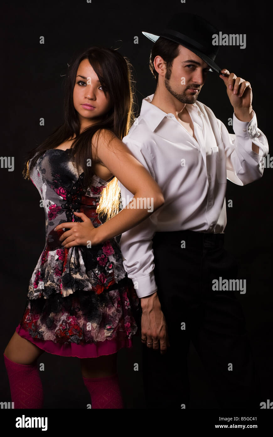 Couple ballroom dance portrait hi-res stock photography and images - Alamy