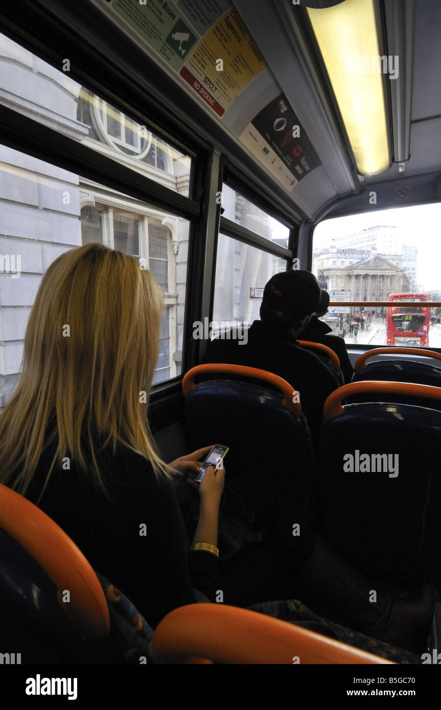 London bus interior hi-res stock photography and images - Alamy