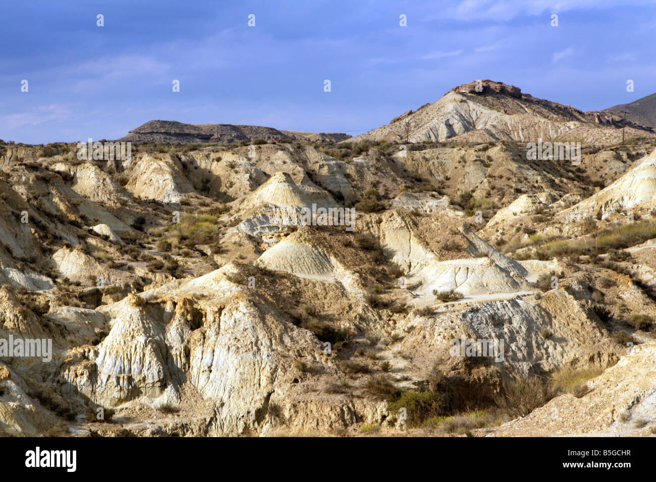 The desert landscape of Tabernas, Andalucia, Spain Stock Photo - Alamy