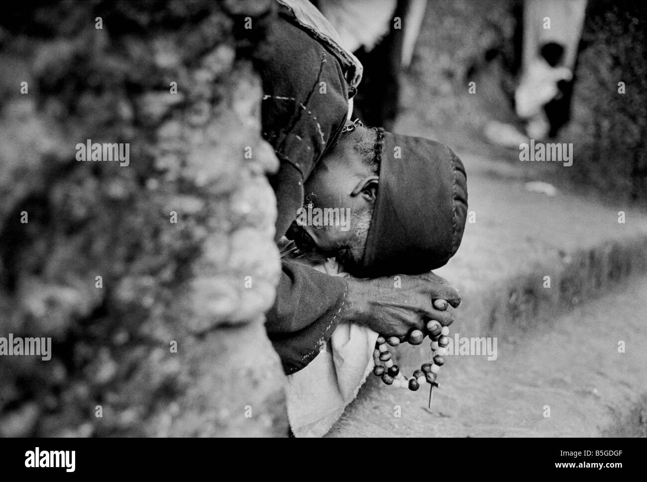 Ethiopian Orthodox pilgrim at Lalibela, Ethiopia Stock Photo - Alamy