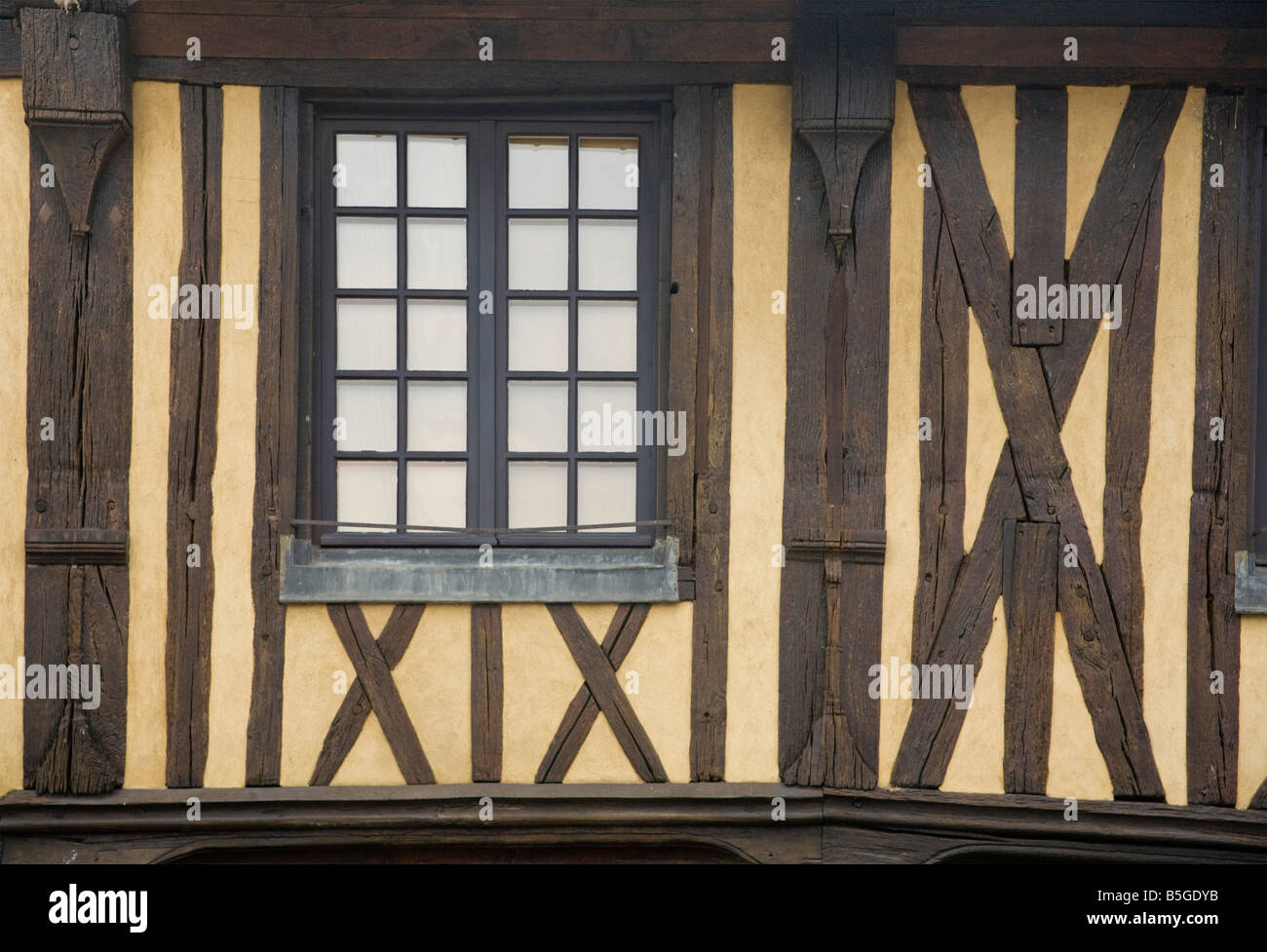 window in timber framed house Stock Photo - Alamy