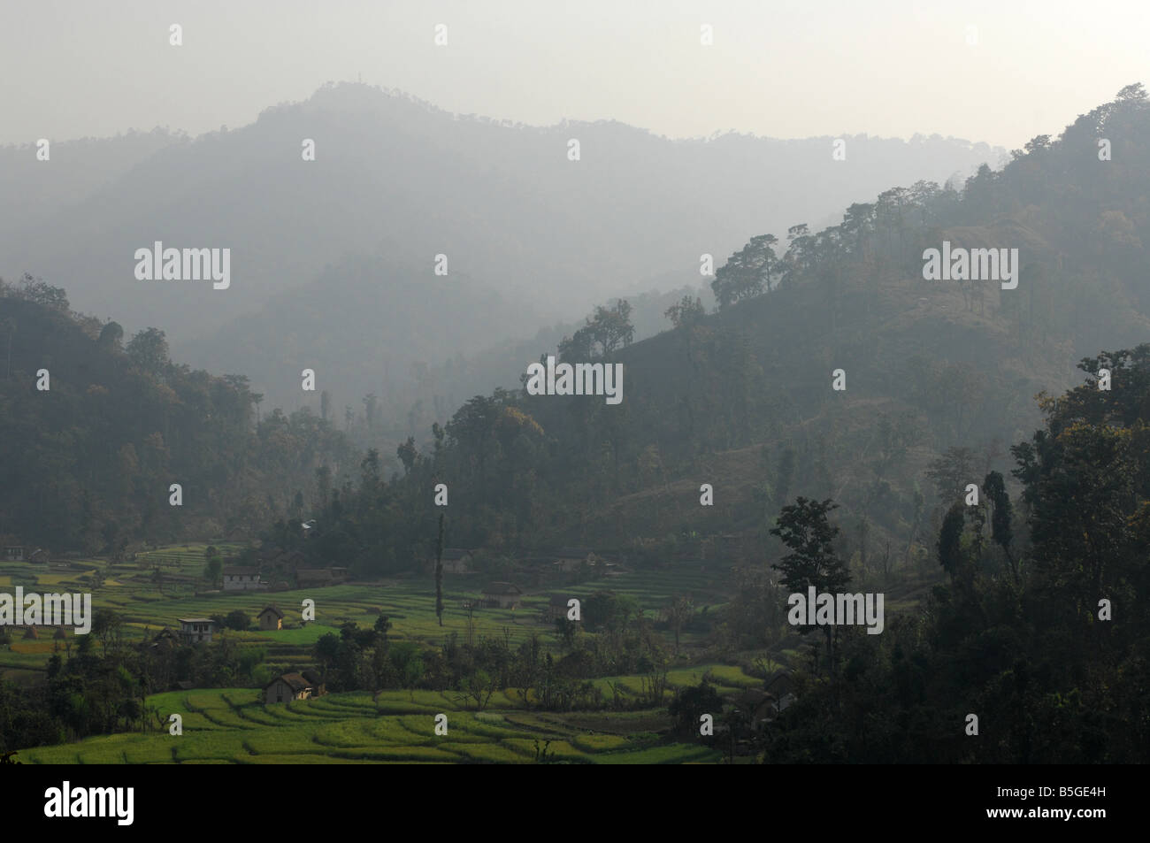 Hills of western Nepal Stock Photo - Alamy