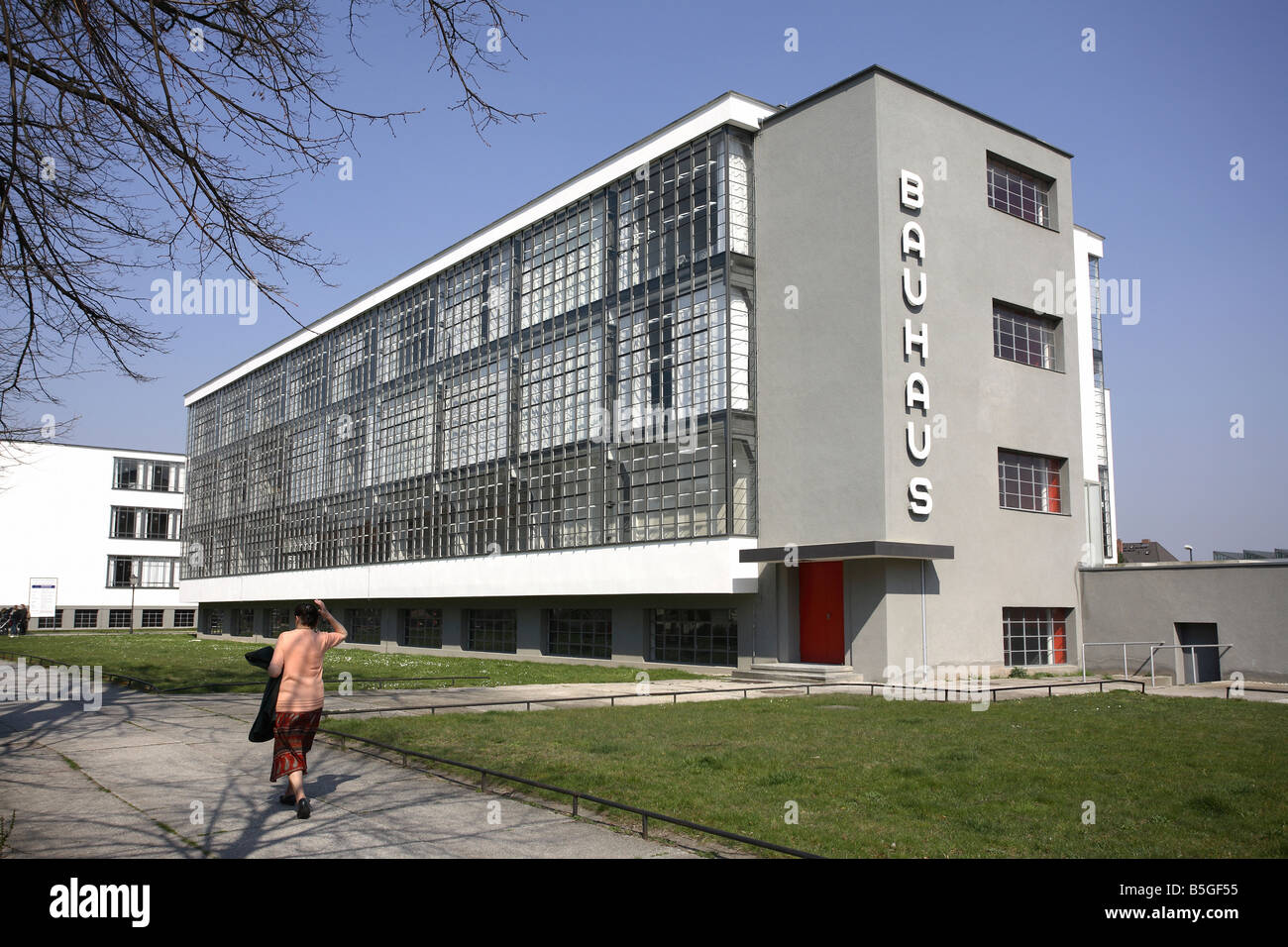 Bauhaus building, Dessau, Germany Stock Photo - Alamy
