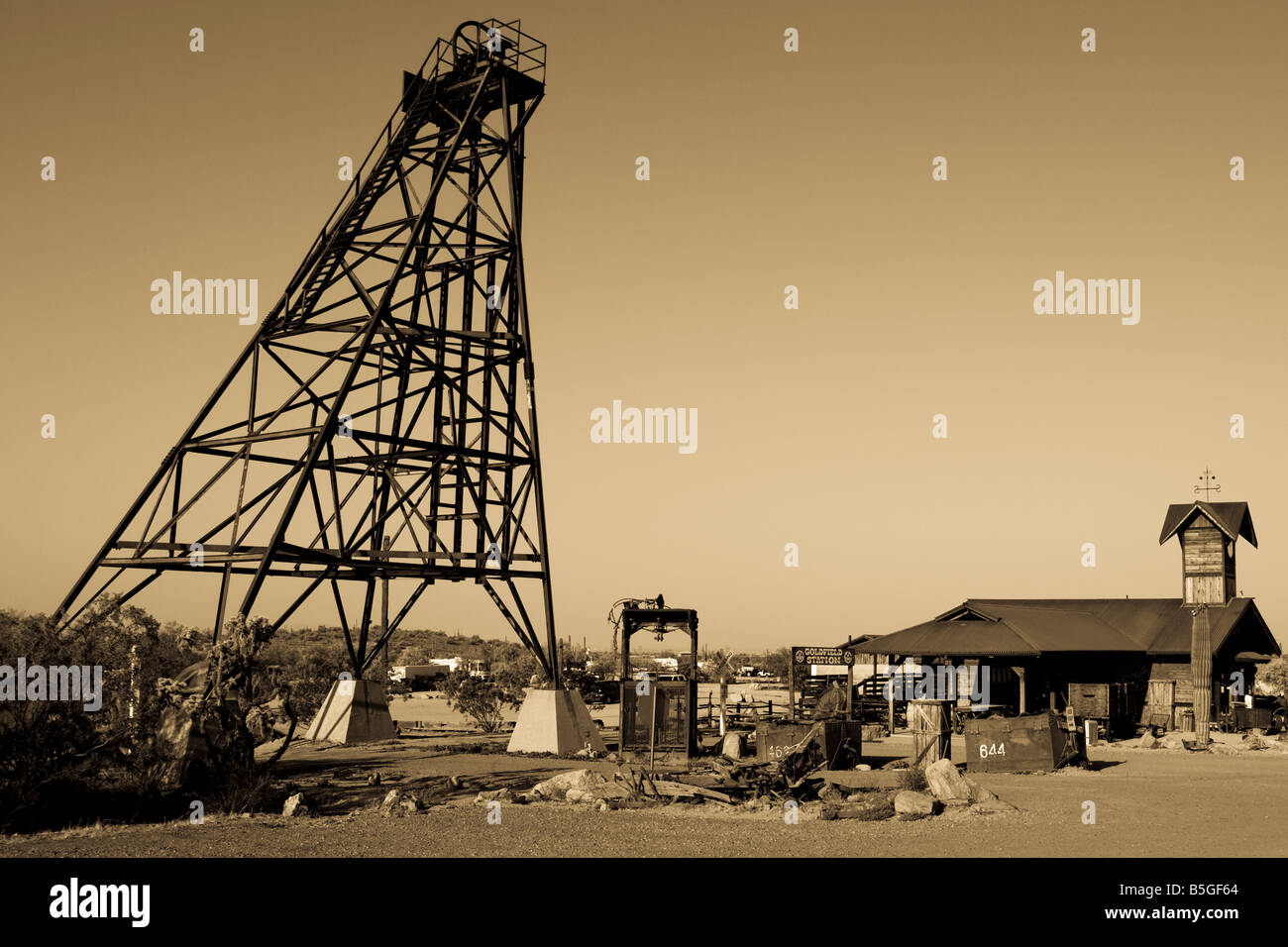 Goldfield in Arizona, USA Stock Photo - Alamy